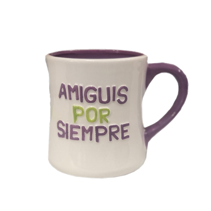 Taza con frase «AMIGUIS POR SIEMPRE» – Tienda PL Ecuador